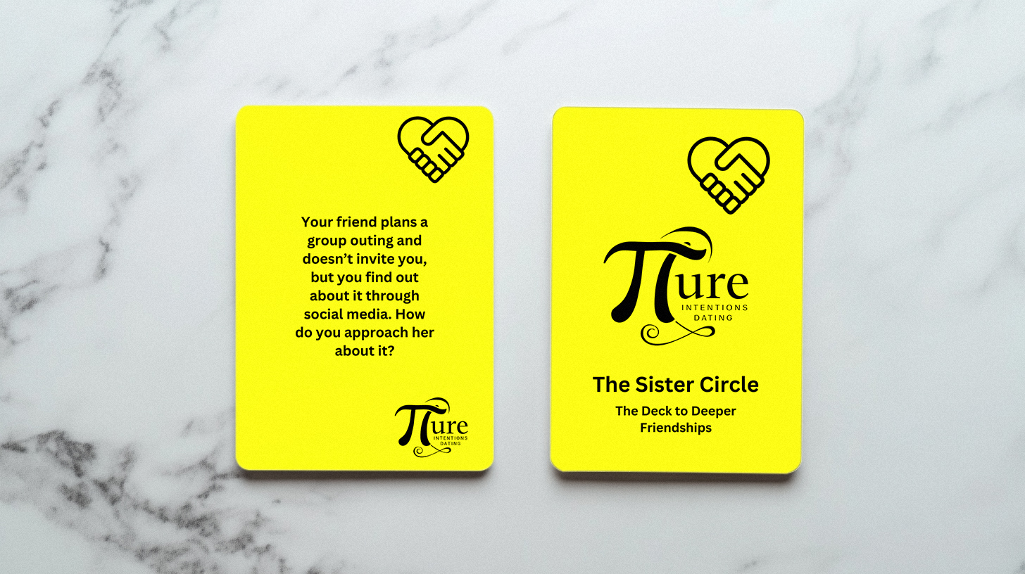 The Sister Circle Friendship Cards - Pure Intentions Dating